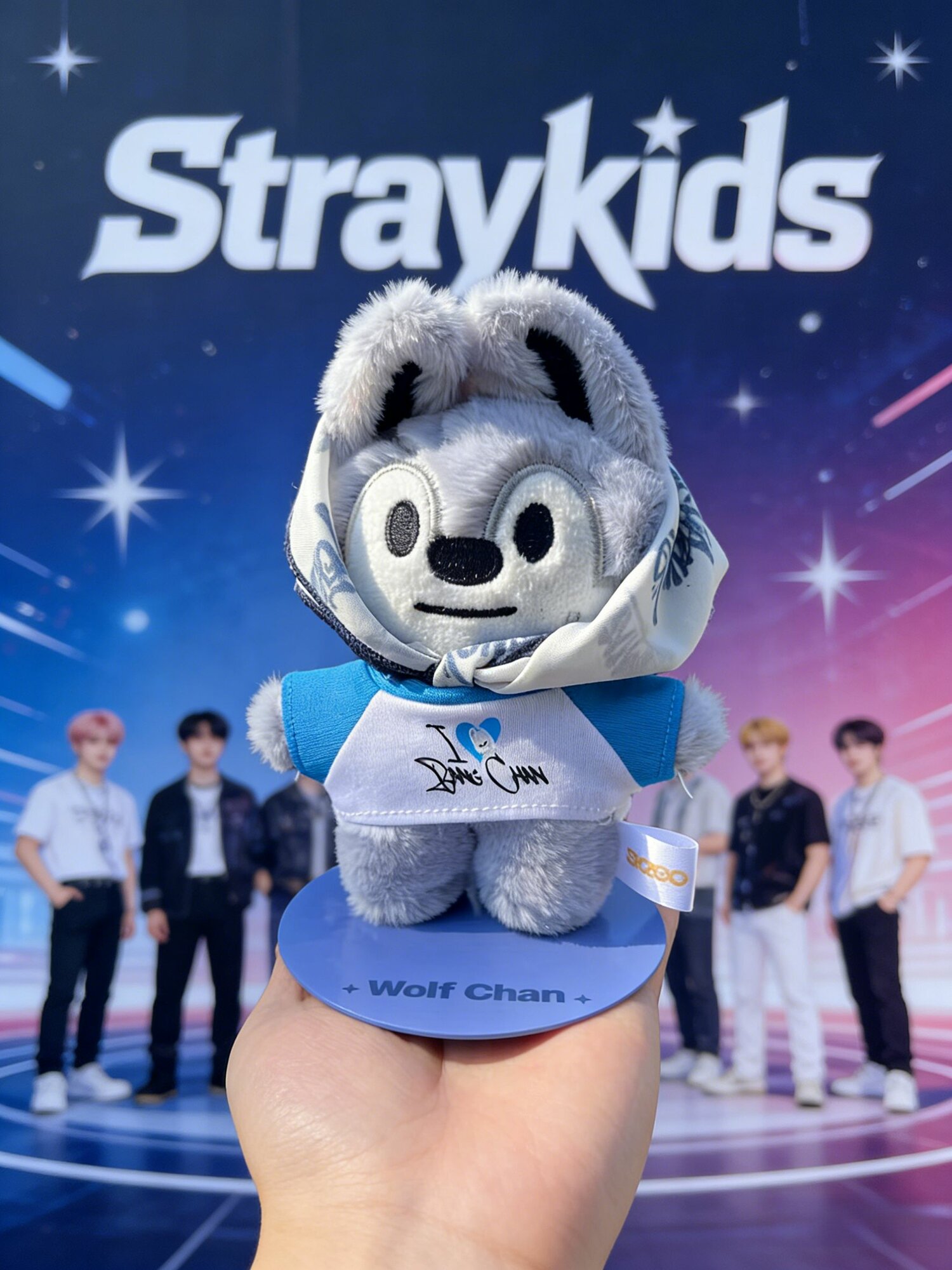 Игрушка мягкая STRAY KIDS SKZOO, Магнитный тип,12cm