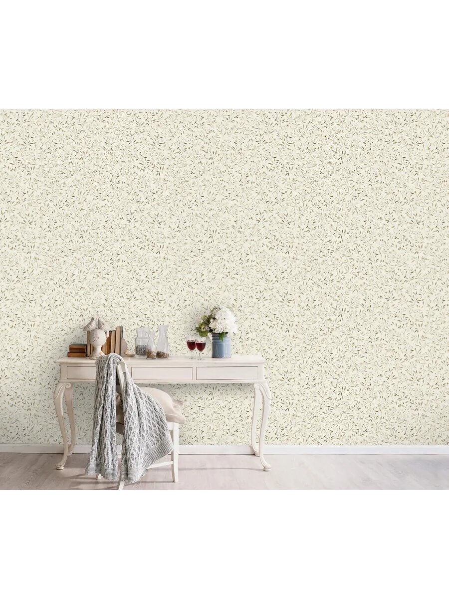 Обои Elysium, флизелиновые, с цветочным узором, 1,06х10,05 м, влагостойкие