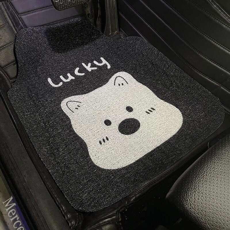 Зимняя накидка на автомобильное сиденье, плюшевая, теплая, женская, с мультяшным рисунком, милый узор «Вест Хайленд»,