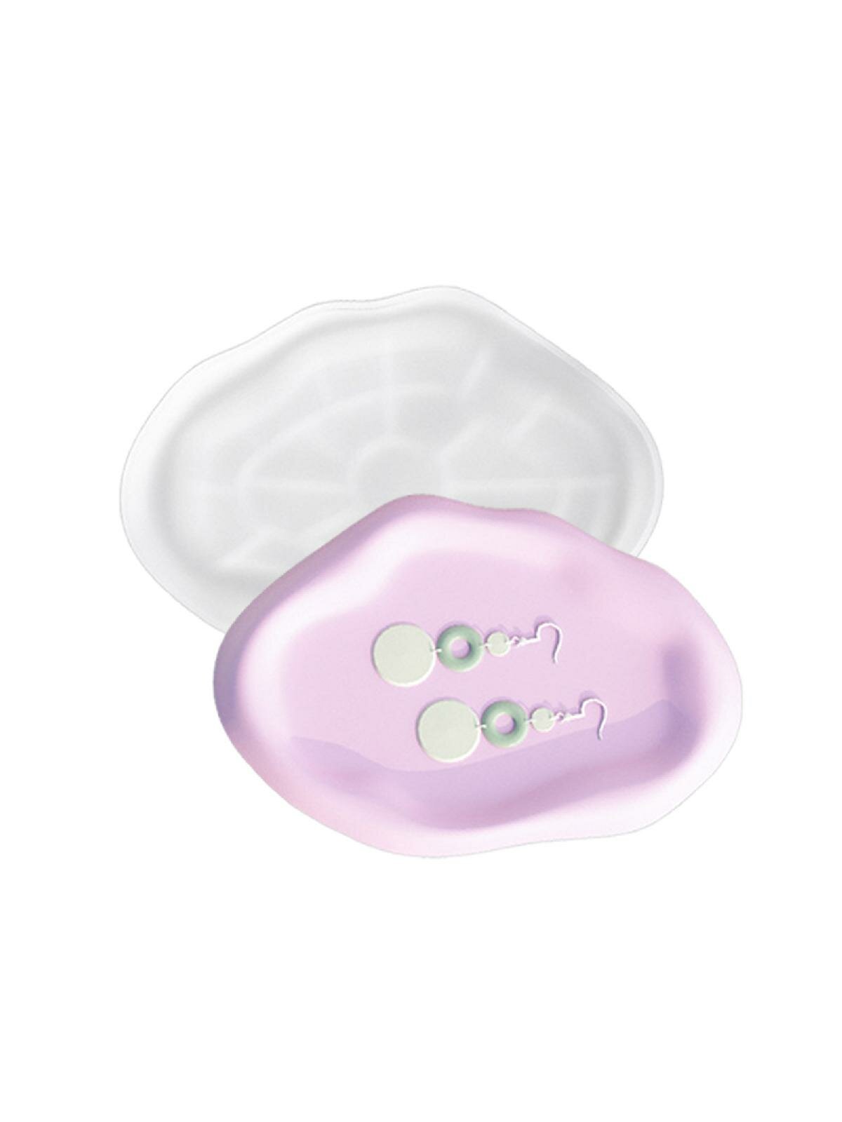 Лоток силиконовые формы DIY Кристалл эпоксидной смолы пресс-формы плод диск для хранения плиты прессформы