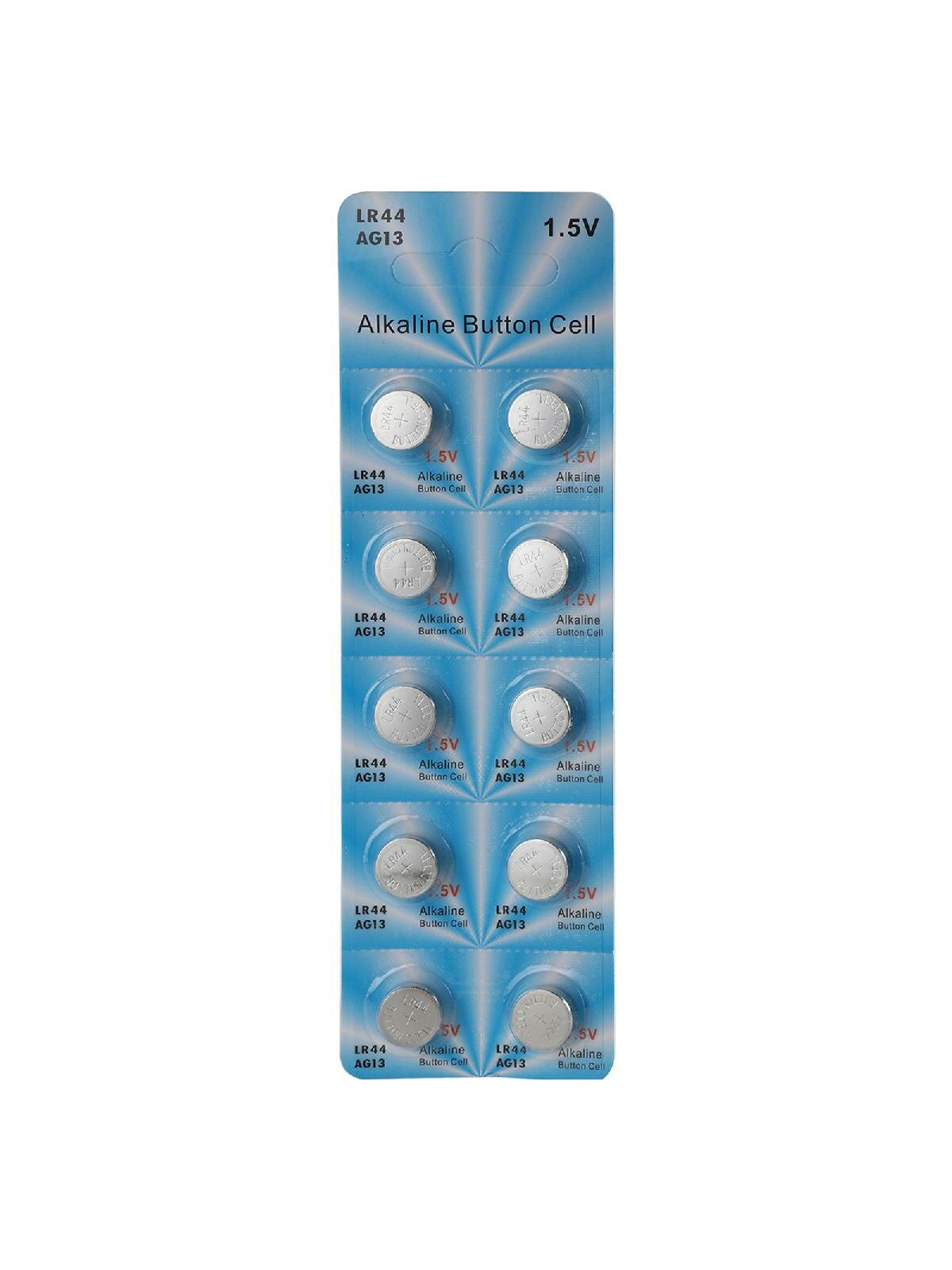 10ШТ Кнопочные Батарейки LR44/AG13 1,5 В AG13 LR44 A76 357 357A LR1154