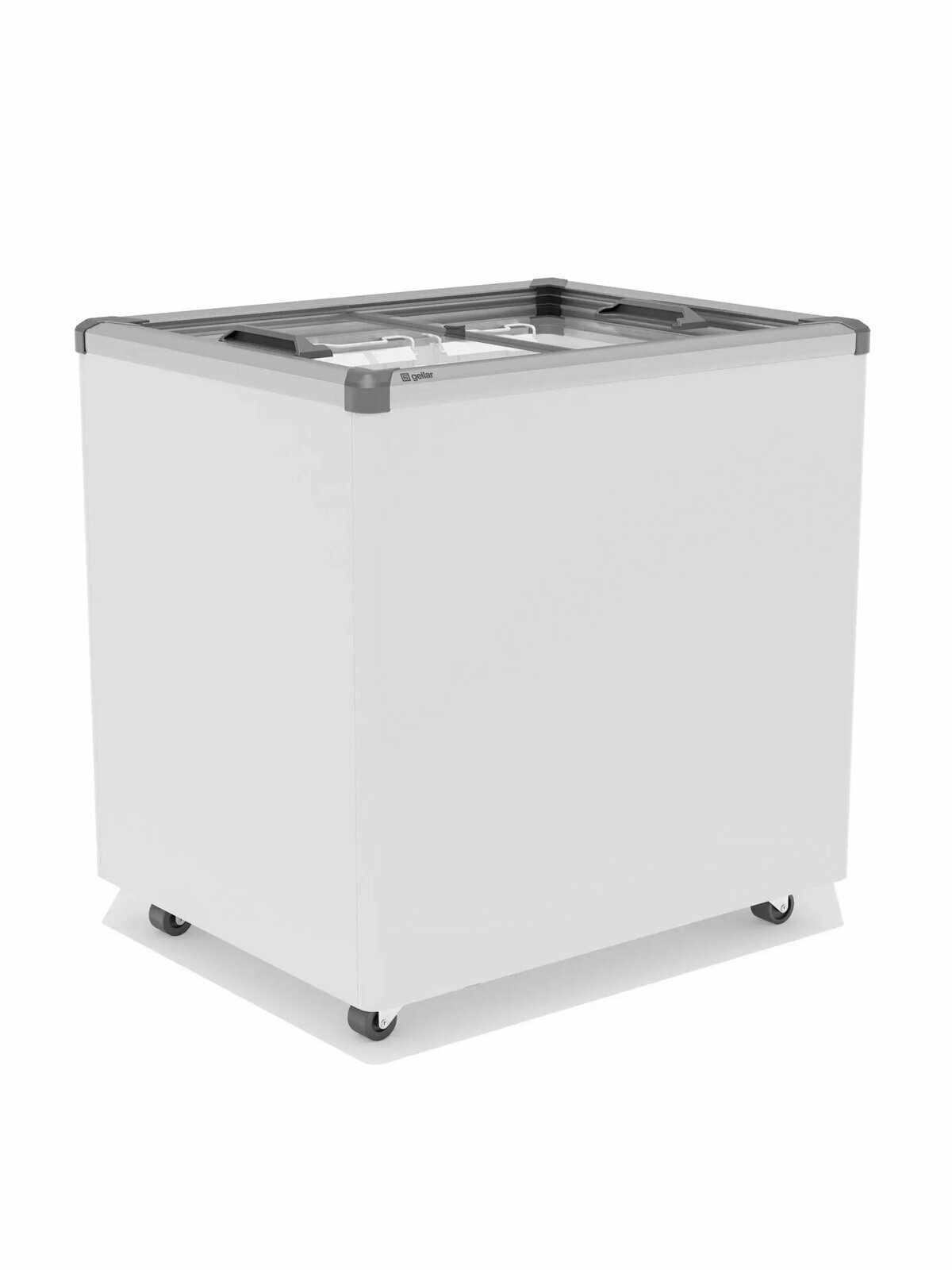 Морозильный ларь "Gellar FG 250 С", климатический класс ST, 240л, на колёсиках, серый