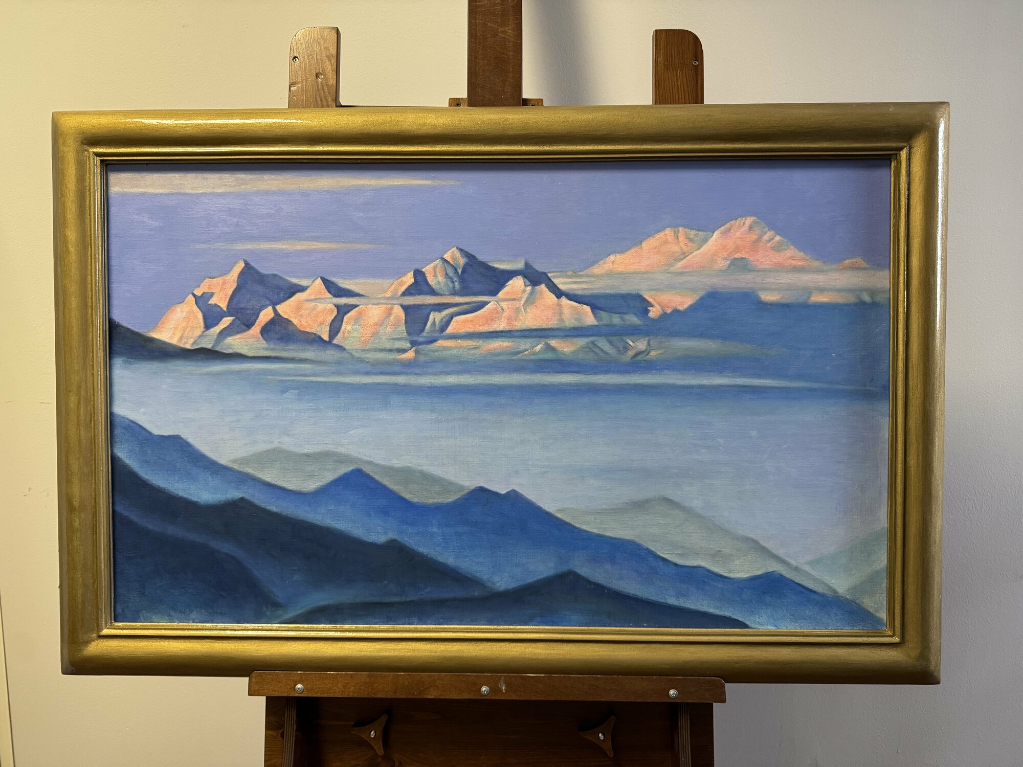 Николай Рерих "Сокровища снегов. Канченджанга" 60х100 см