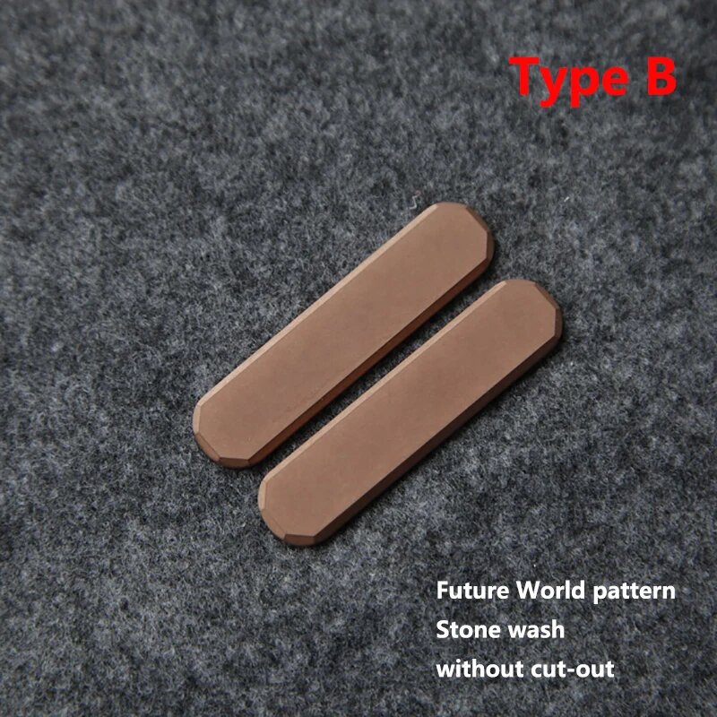 Красные медные накладки для рукоятей ножей Victorinox 58 мм (7 шт.) Type B