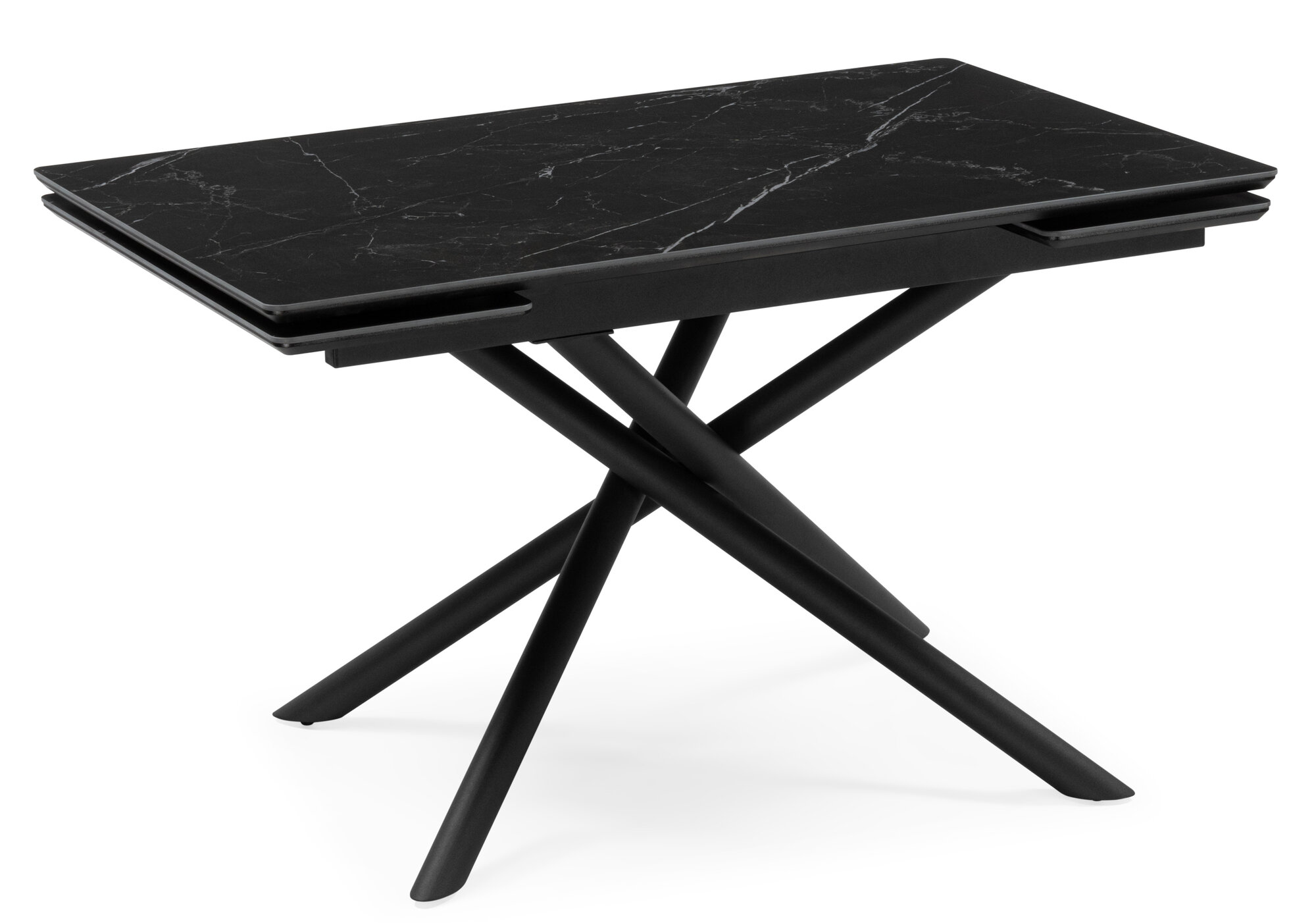 Керамический стол Лайфмебель Мэриан 140(200)х80 shakespeare black / черный