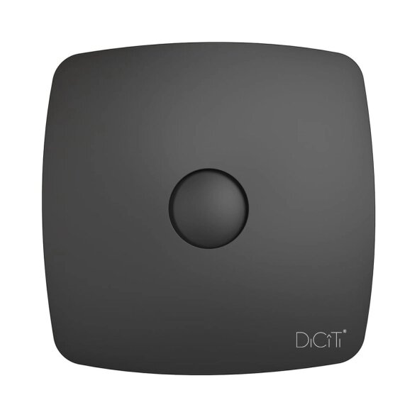 Вентилятор ЭРА RIO D125 Matt black DICITI