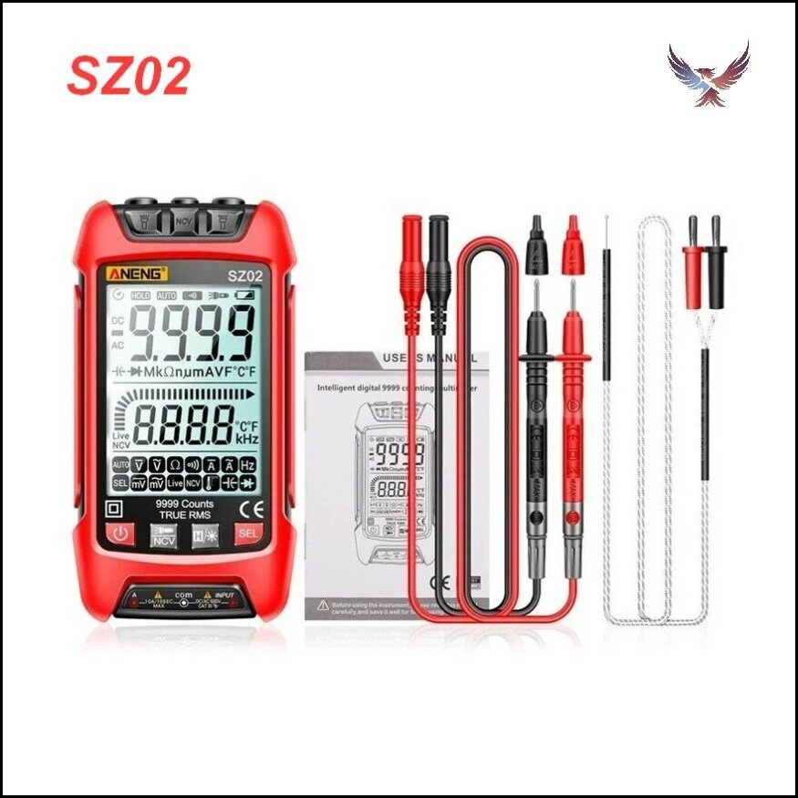 Мультиметр ANENG SZ02, измерение напряжения, тока, ёмкости, частоты