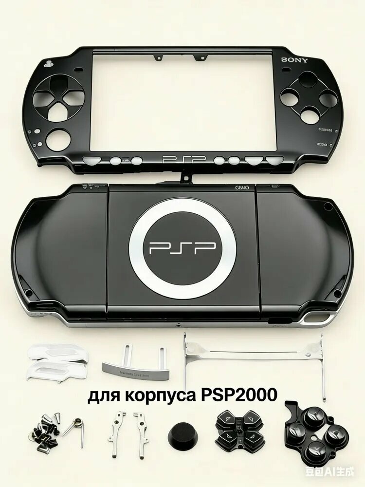 Полный чехол для Sony PSP2000, высококачественная замена разноцветного чехла с комплектом кнопок