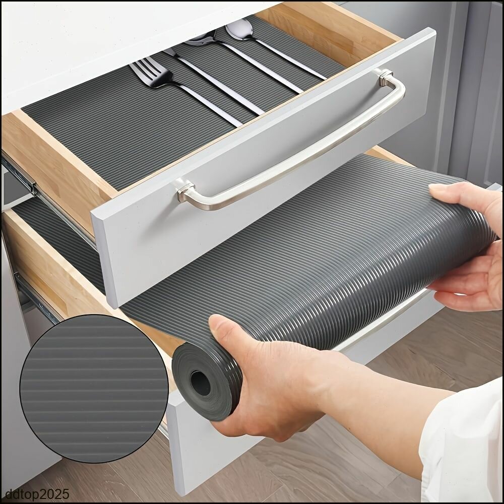 Коврик для кухонных полок, ящиков, холодильника, 200 см х 60 см, 1 шт