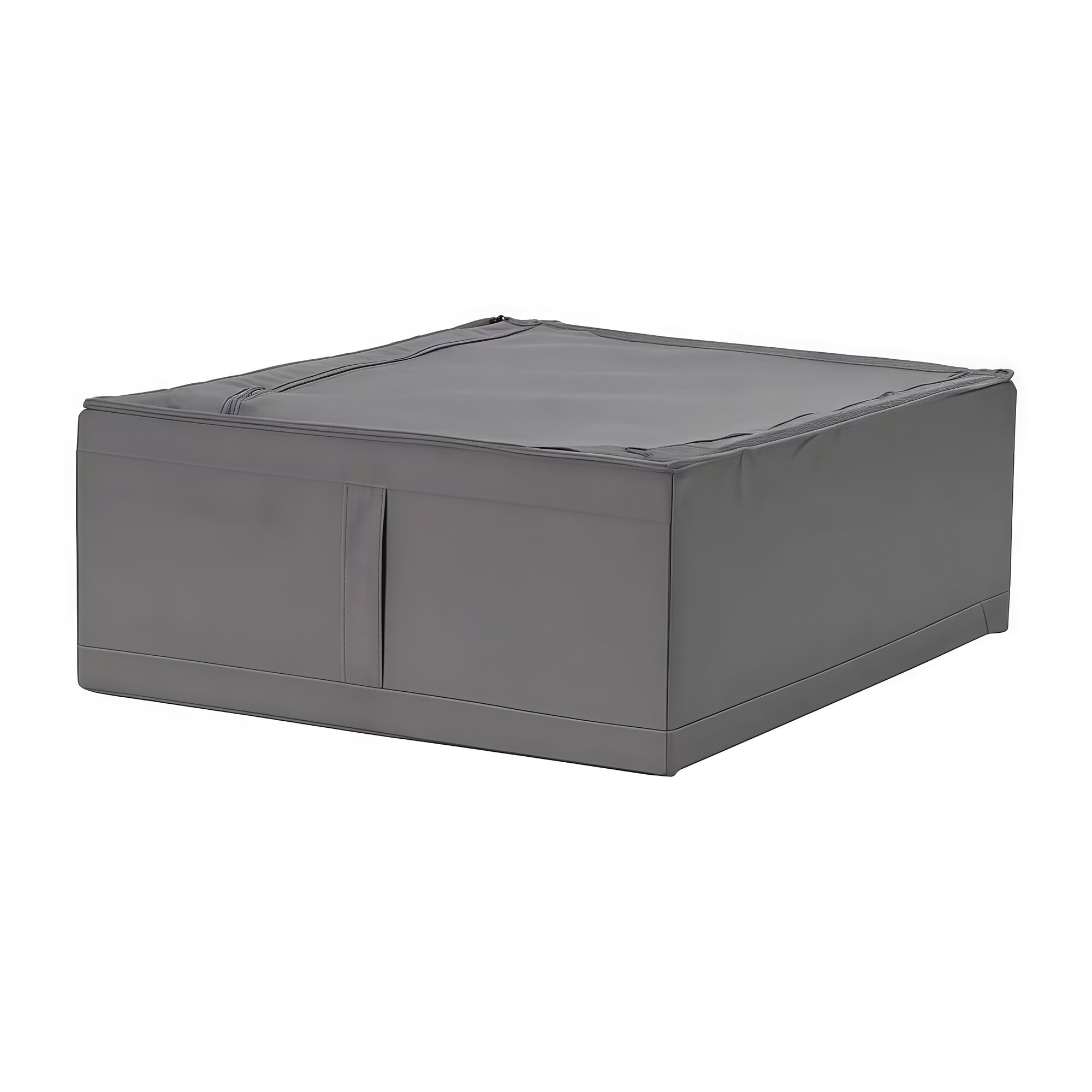 Кофр для хранения IKEA SKUBB, 44х55х19 см, оригинал, угольный шлак, полиэстер, 1 шт