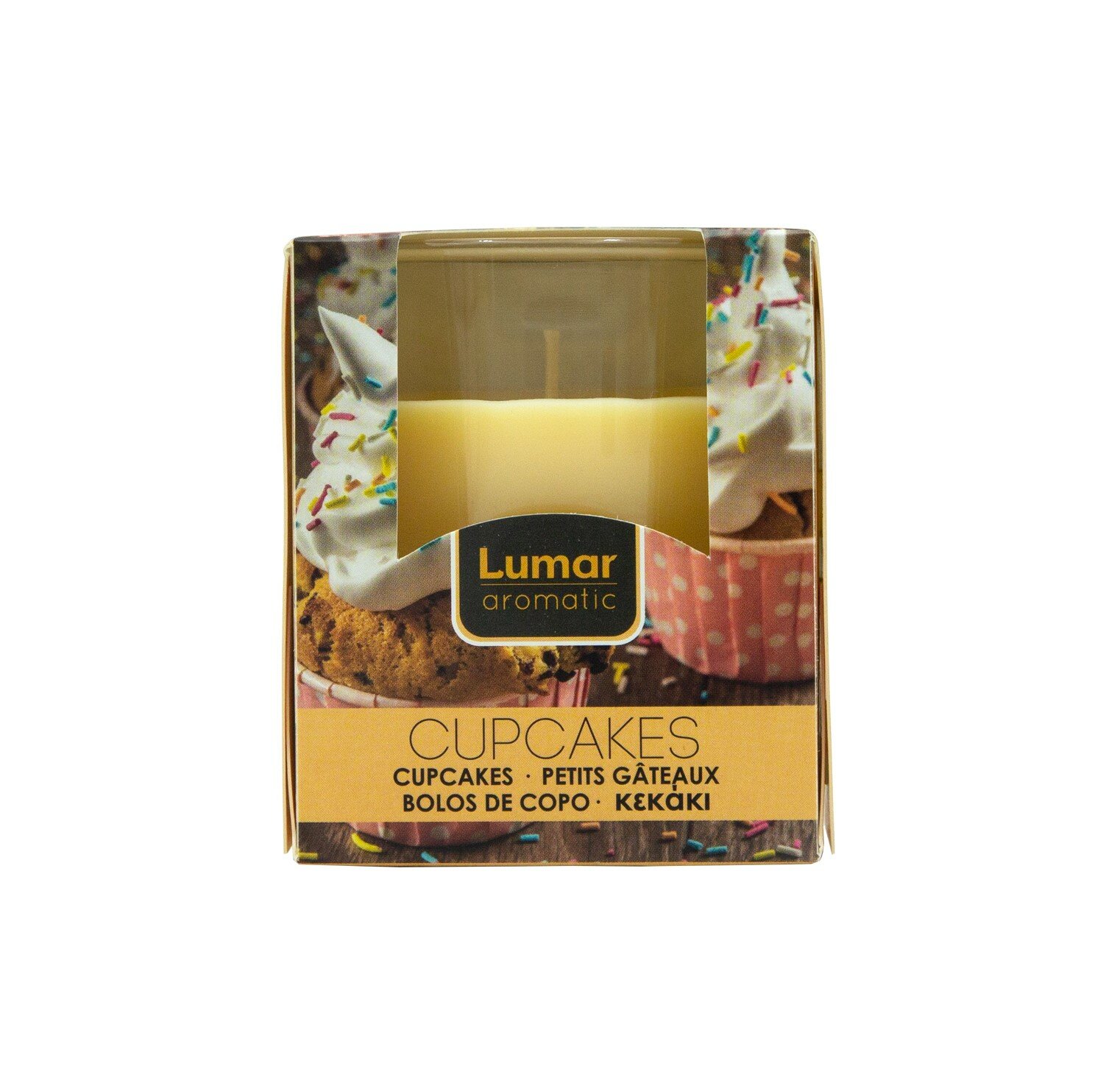 LUMAR Арома-свеча Cupcakes 125g
