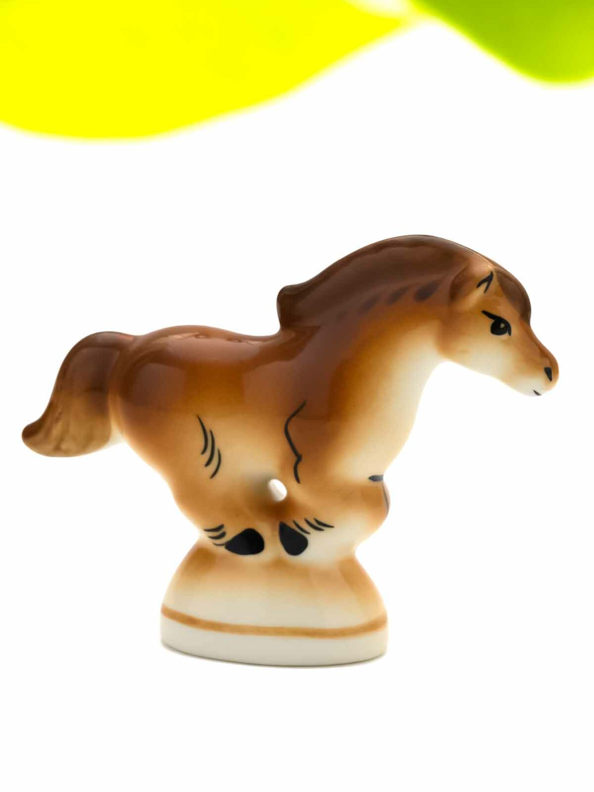 Фигурка коллекционная - Лошадка, Гжель, Фарфор, 7,0 см