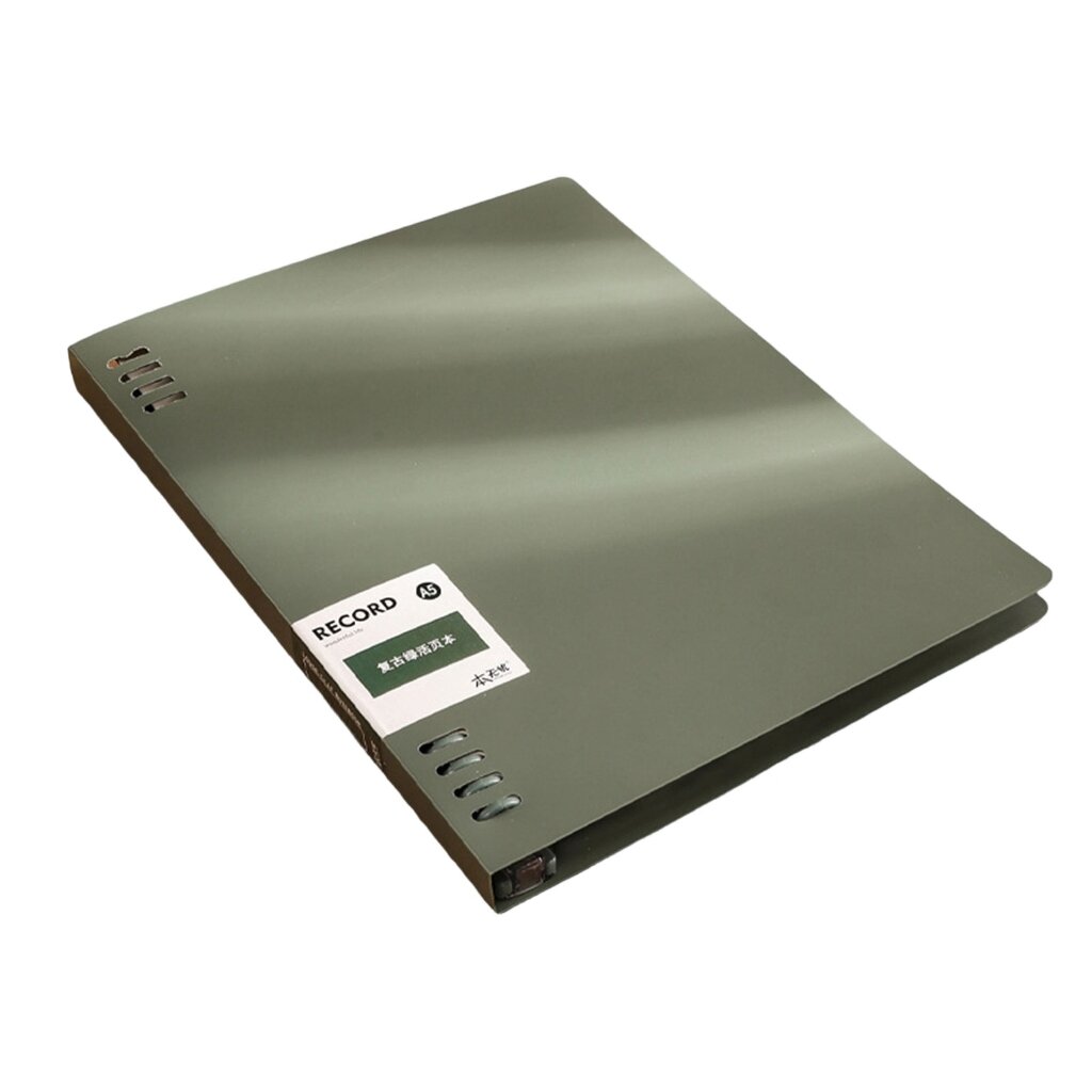 Скользящий Блокнот Многоразового Использования С Кольцами для Переплета из 60 Листов Плотной Бумаги Для Школы