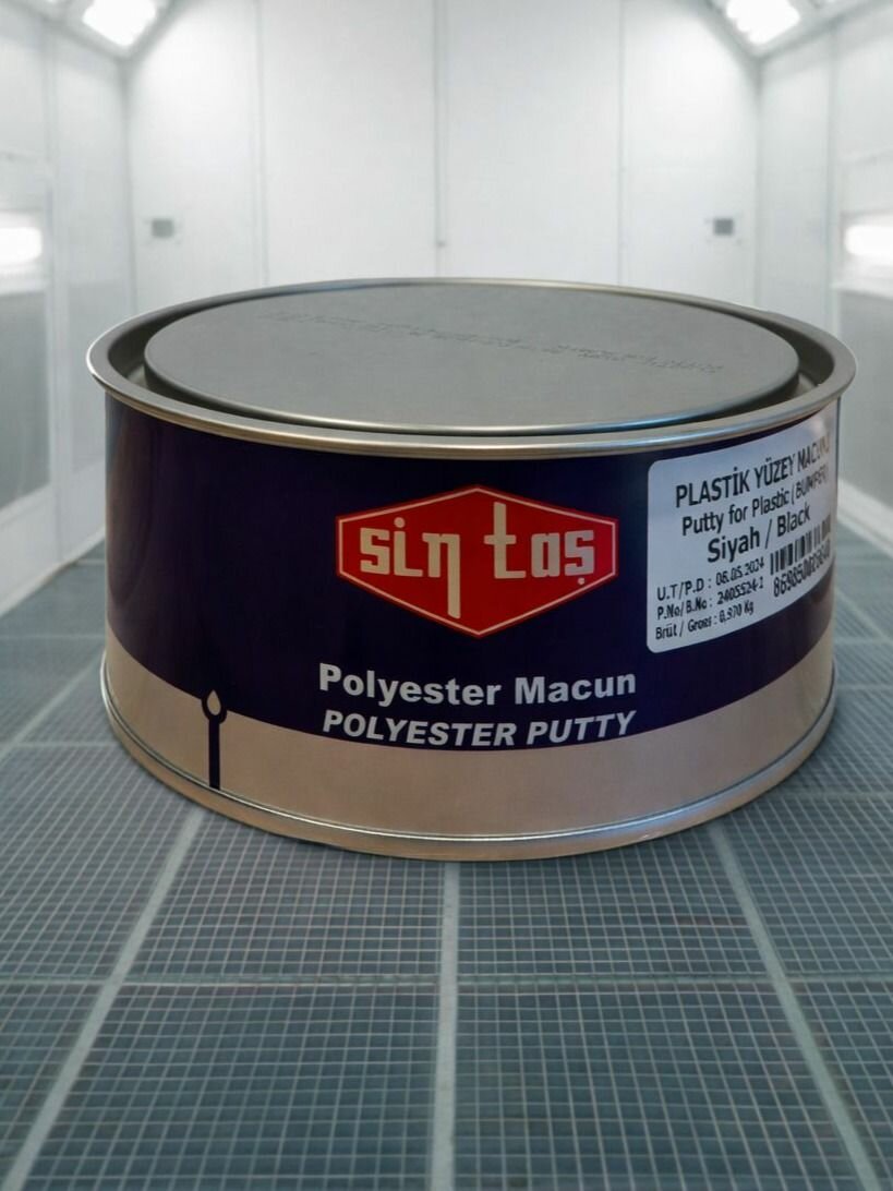 2К Шпатлевка для пластиков SINTAS черная 0,97 кг