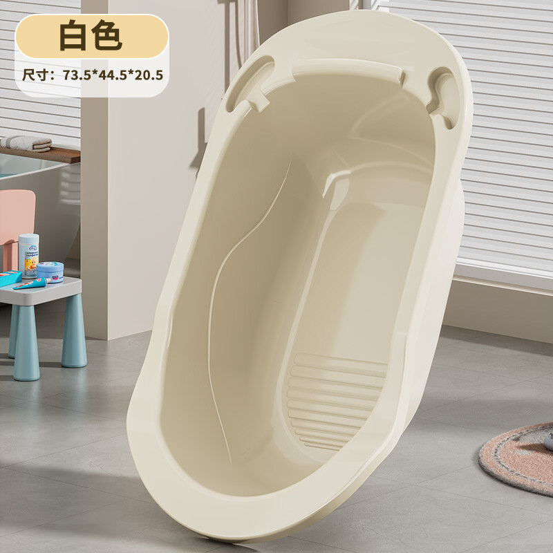 Складная ванночка для купания младенцев с датчиком температуры, расширенная и расширенная ванночка для сидения и лежания, детская ванночка