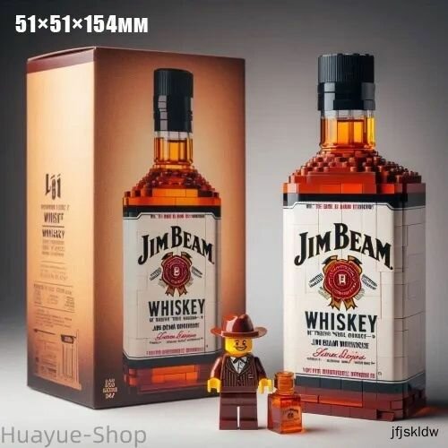 Сборная модель бутылки виски, Бутылка из Лего