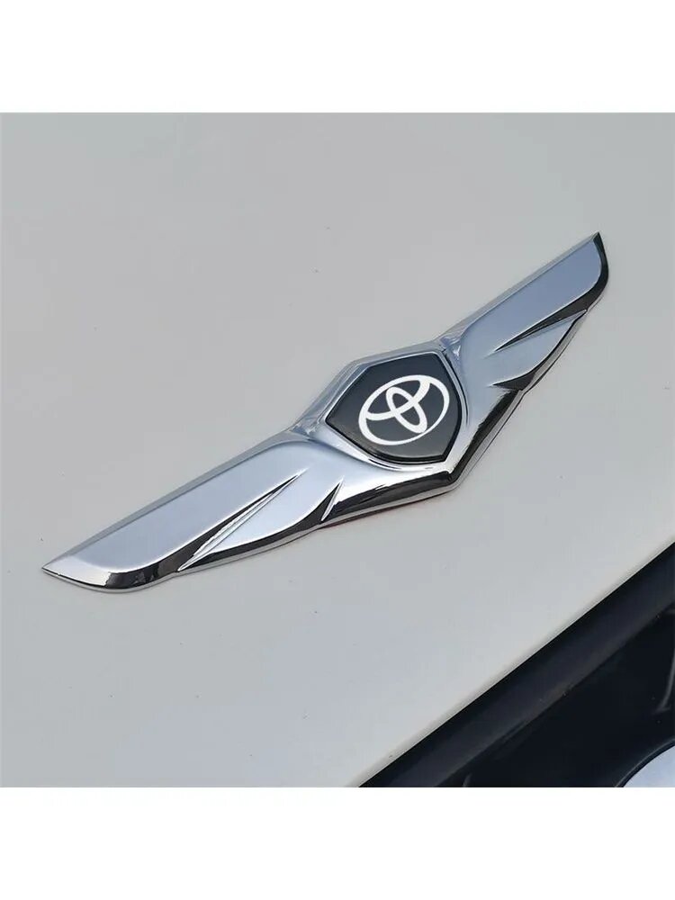 Наклейка с логотипом на передней панели автомобиля, Подходит для Toyota CHR спереди с логотипом Landa Weilanda Camry