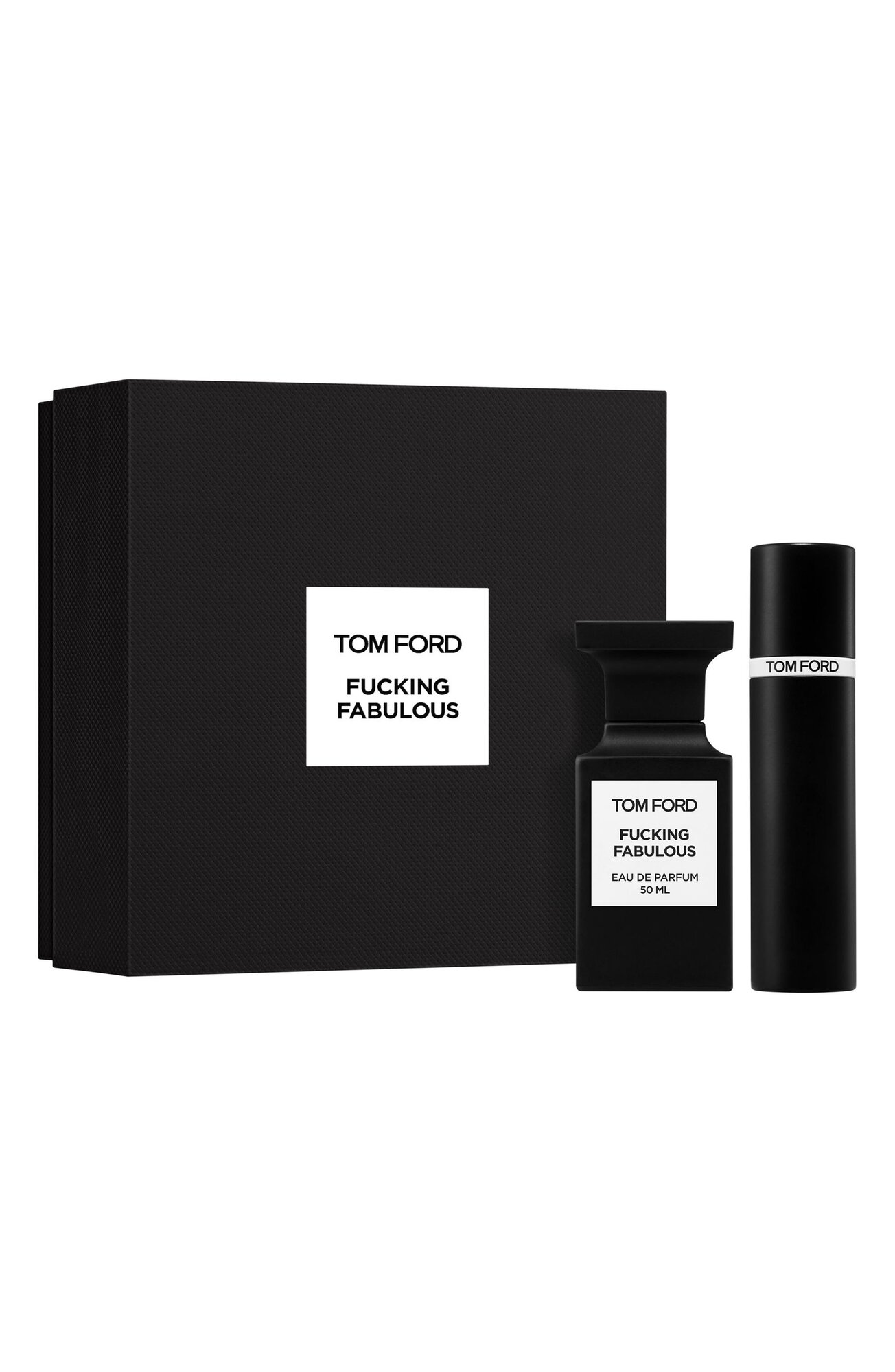 Парфюмерный набор Tom Ford Fucking Fabulous Set, унисекс, 2017 г, парфюмерная вода 50 мл + travel spray 10 мл