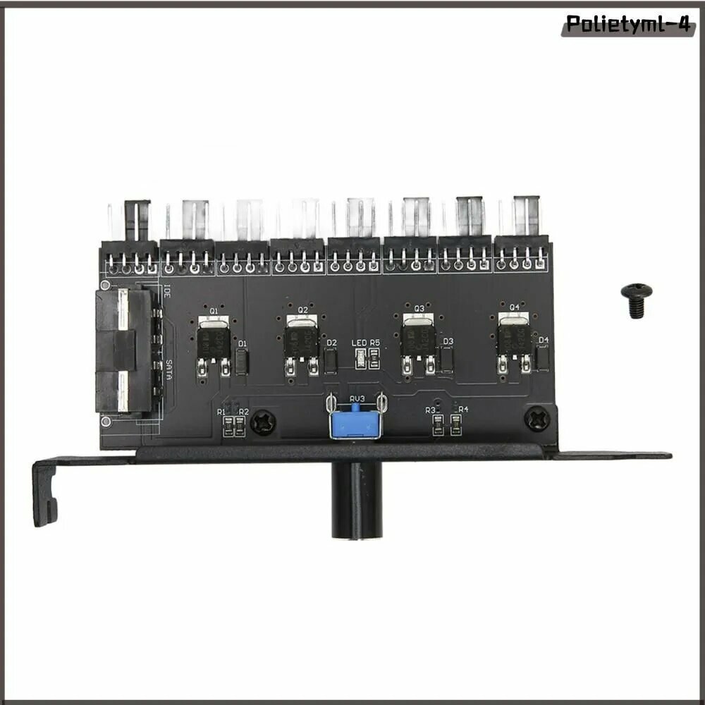 PC Fan Hub, компактный контроллер для вентиляторов, для подключения до 8 вентиляторов