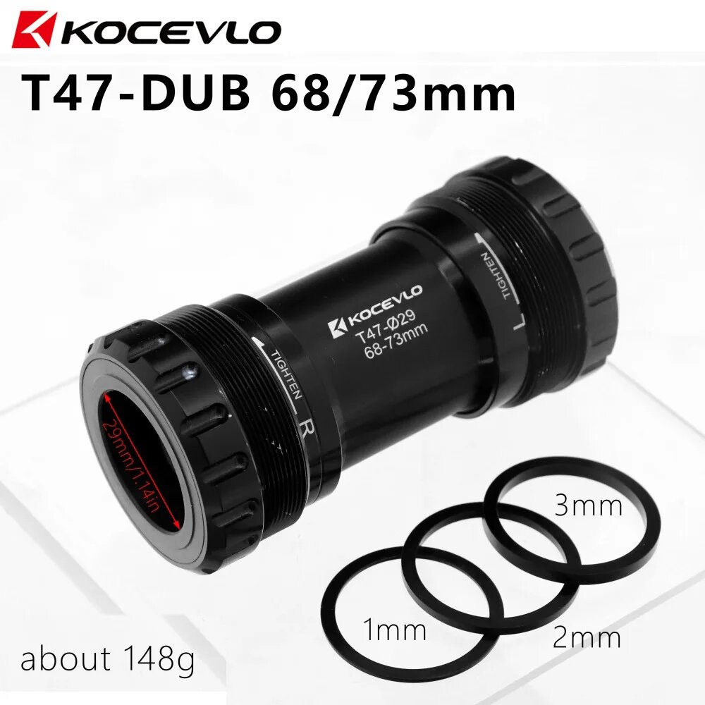 KOCEVLO T47-DUB каретка велосипедная 68/73mm