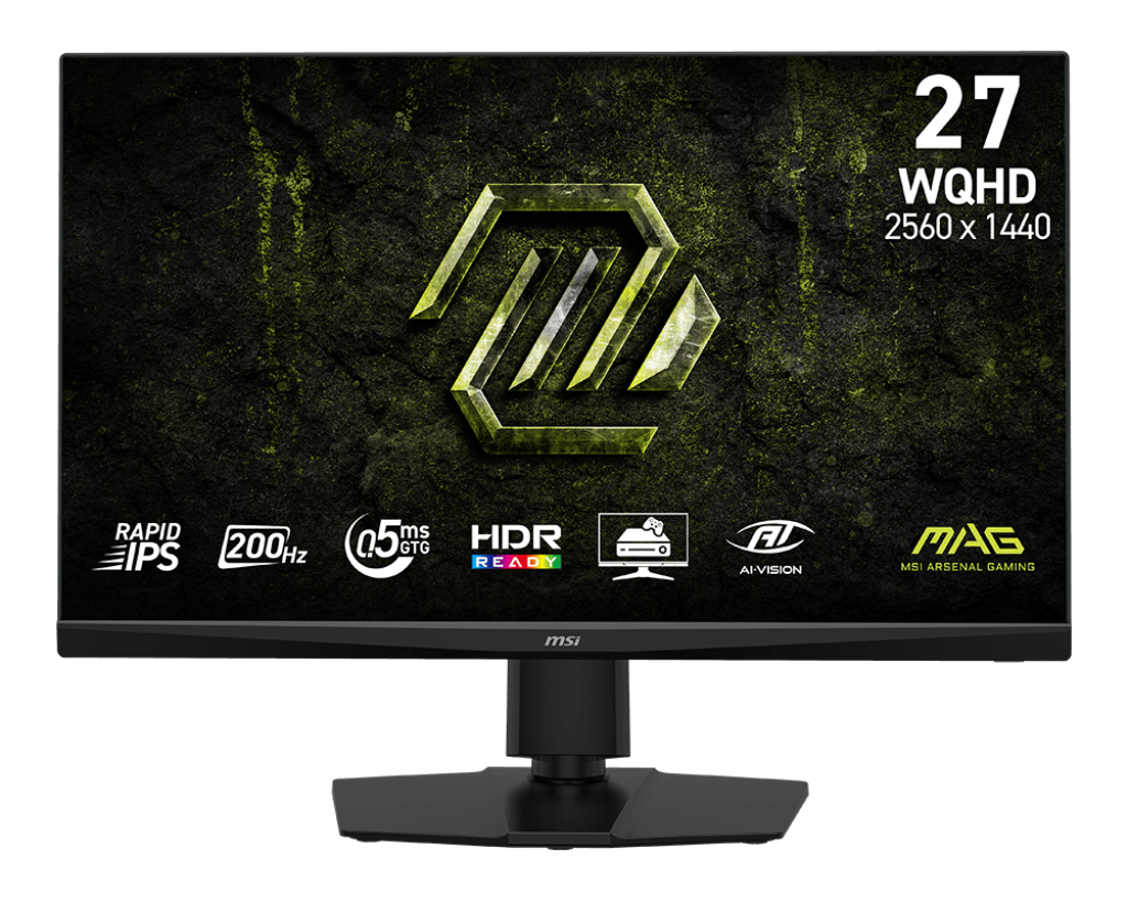 Монитор MSI 27" MAG 272QPF E20, 16:9, IPS, QHD, 0,5ms, 300cd, 200Hz, HDMI, DP, HAS