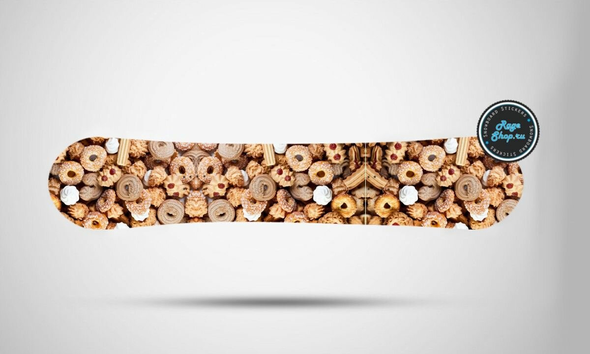 Наклейка на сноуборд полноразмерная водостойкая с ламинацией