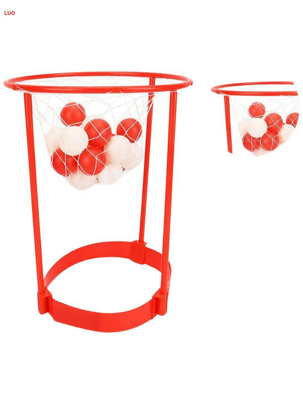 Набор для игрового баскетбола с регулируемыми обручами, двойная конфигурация