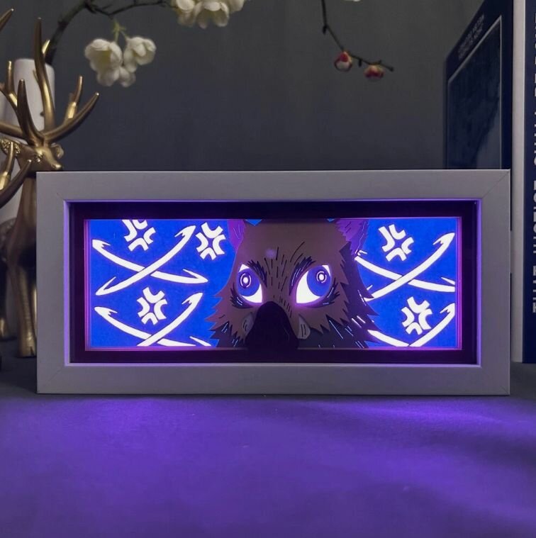 Аниме ночник Иносуке Хашибира RGB. Иносуке Хашибира из аниме Клинок, рассекающий демонов