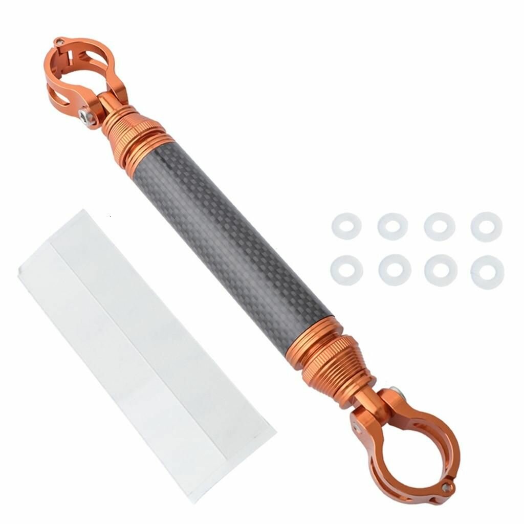 Стабильный крепеж фонаря для велосипедного руля, - длина 16 см