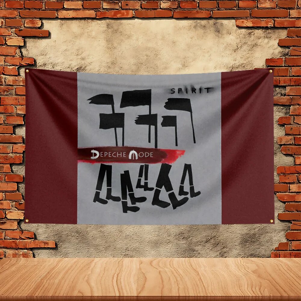 Флаг Depeche Mode Полиэстер 90x150см 150 x 240cm, ZH10690