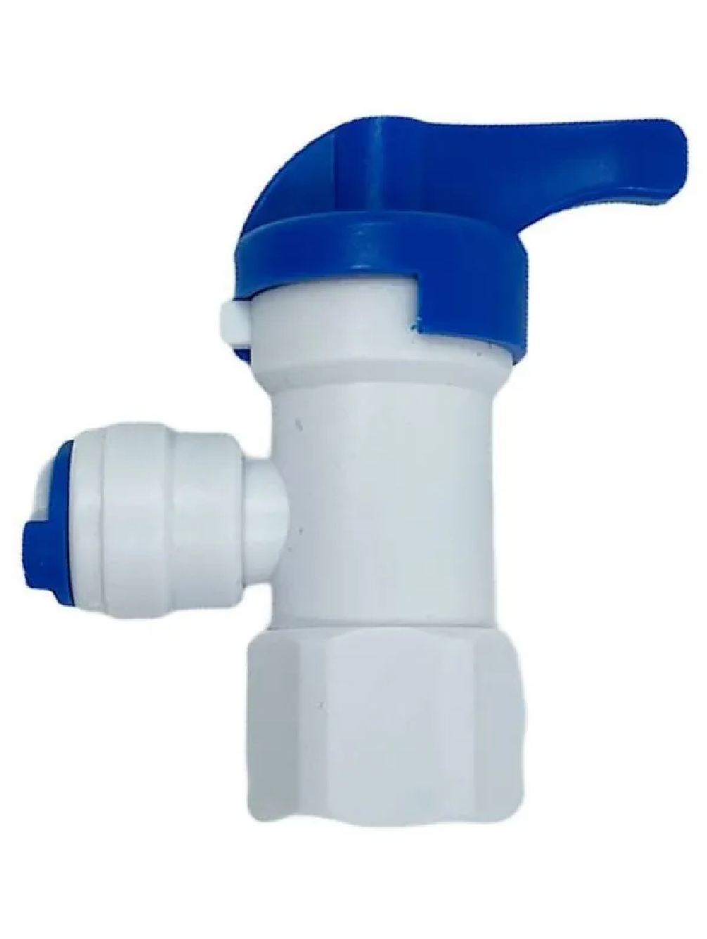 Кран шаровый для мембранного бака трубка 1/4"- внутр. резьба 1/4"