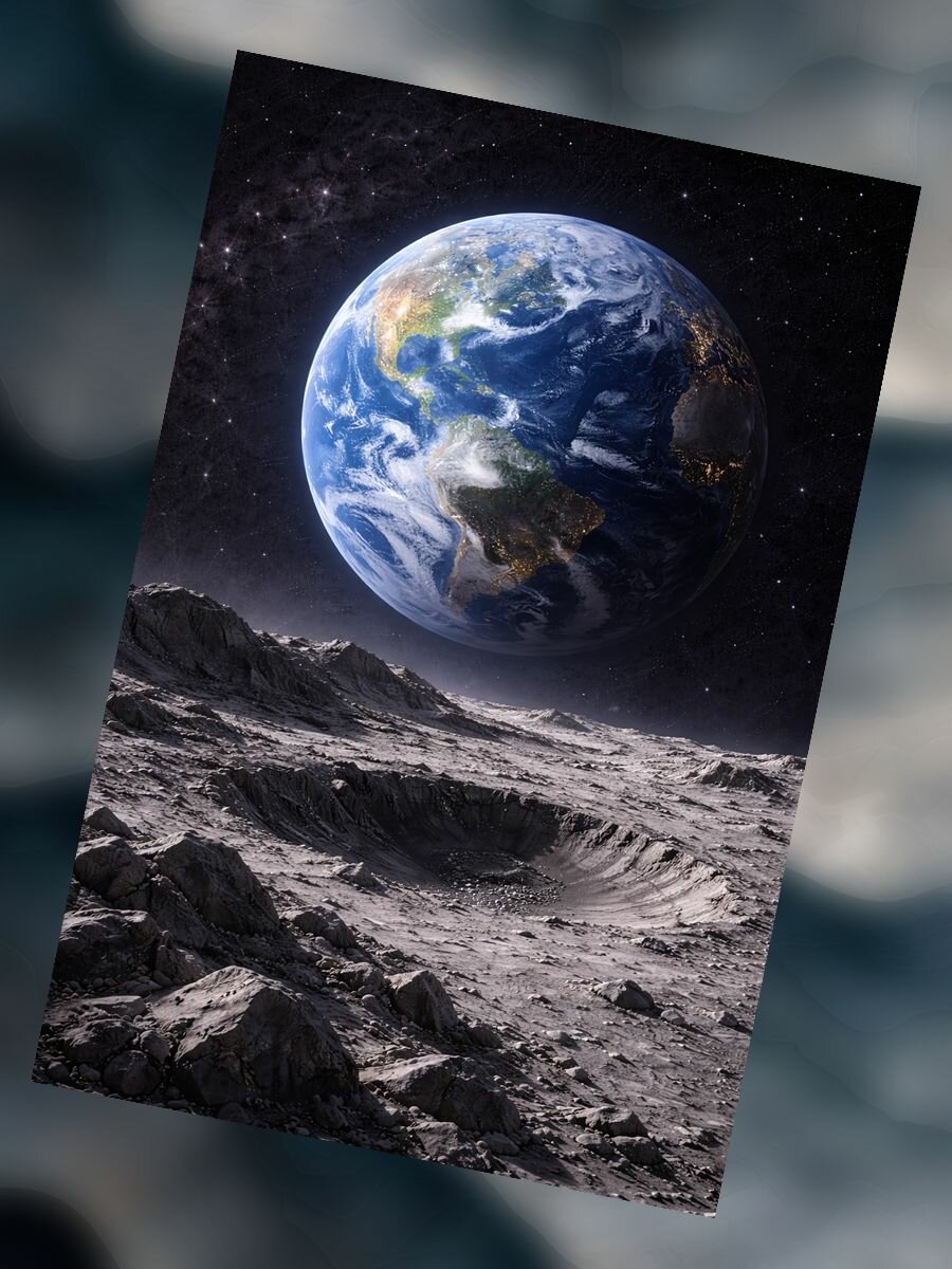 Постер "Земля", 29.7х42см, А3, глянцевый