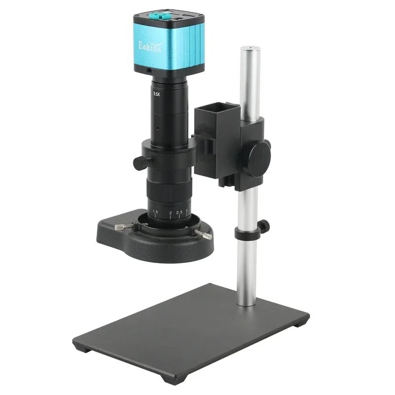 Цифровая видеокамера-микроскоп 48 МП 4K 1080P 60FPS HDMI USB с объективами C-Mount 180X Lens Set