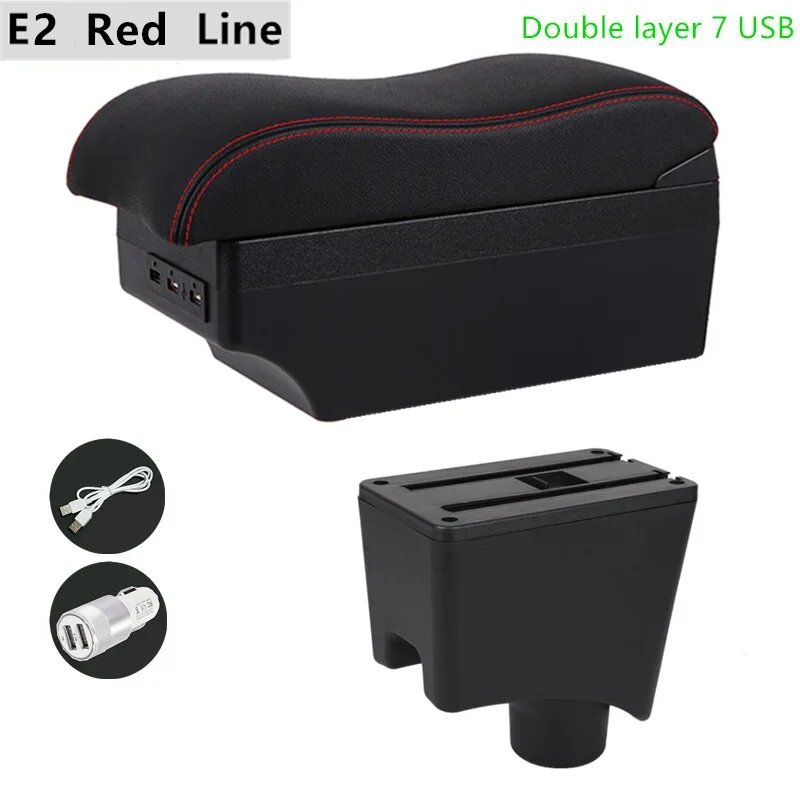 Подлокотник для Renault Sandero Logan 2 Dacia для Nissan Almera G15, автомобильный подлокотник для Lada LARGUS, ящик для хранения, аксессуар для ремонта автомобиля