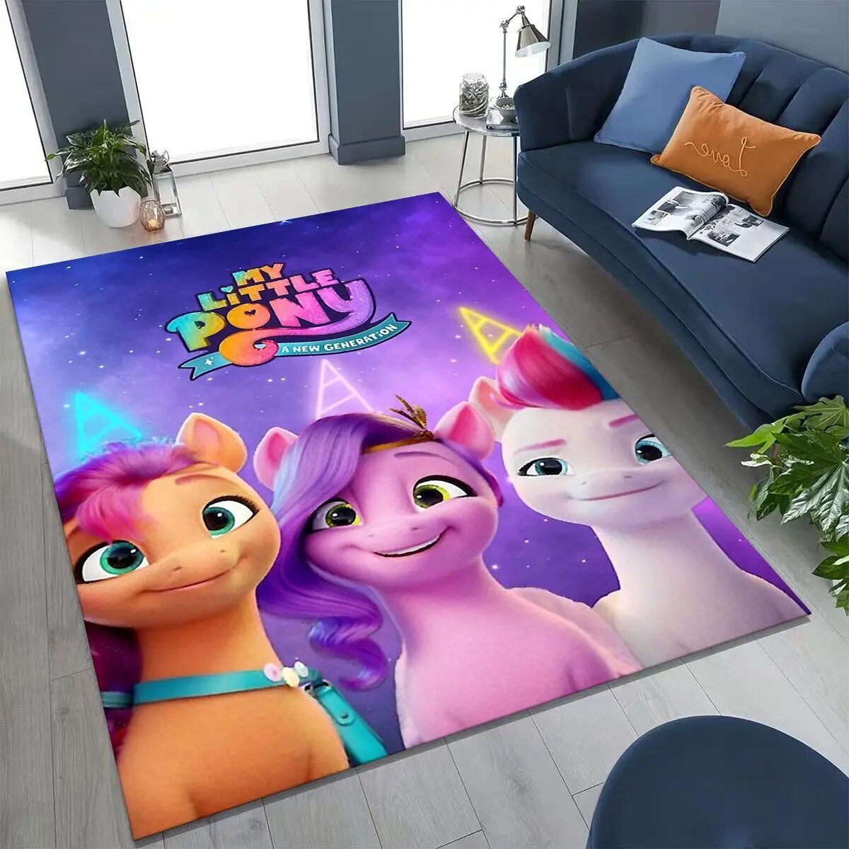 Коврик My Little Pony Unicorn MINISO 120x160cm( 47x62in ), 15