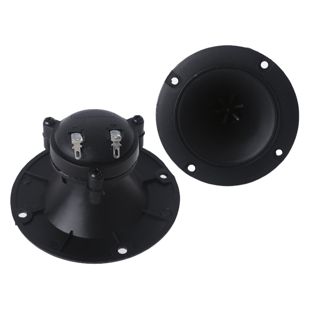 Audio Bullet Horn Super Tweeters Black Circular Piezo Tweeter Speaker Horn
