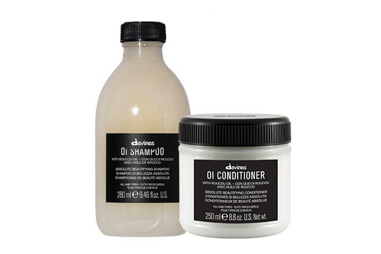 Набор унисекс DAVINES OI шампунь 280 мл + бальзам 250 мл увлажняющий очищающий разглаживающий