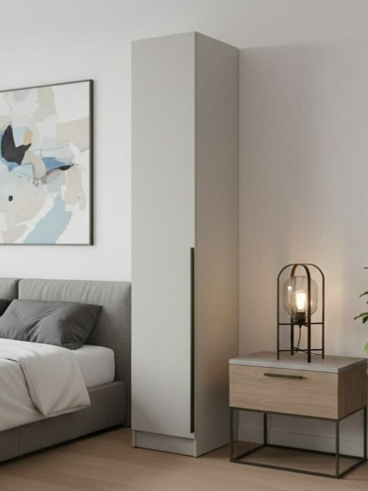 ARNIKA Шкаф для одежды Мадрид 40см с 3 ящиками внутри, цвет кашемир