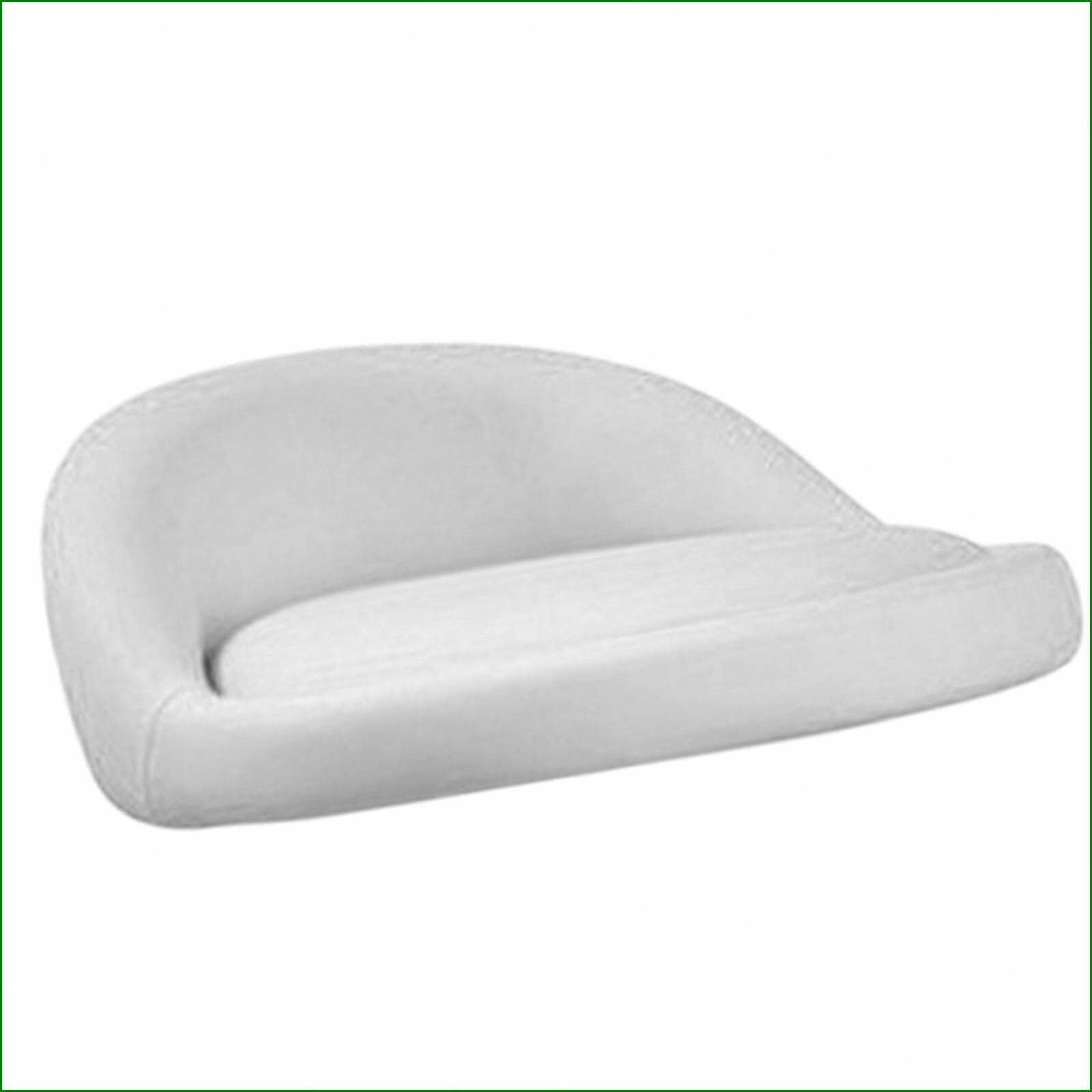 Бестселлер, запасное сиденье круглой формы диаметром 38 см из белой искусственной кожи для барного стула, предназначенное для кухни и дома