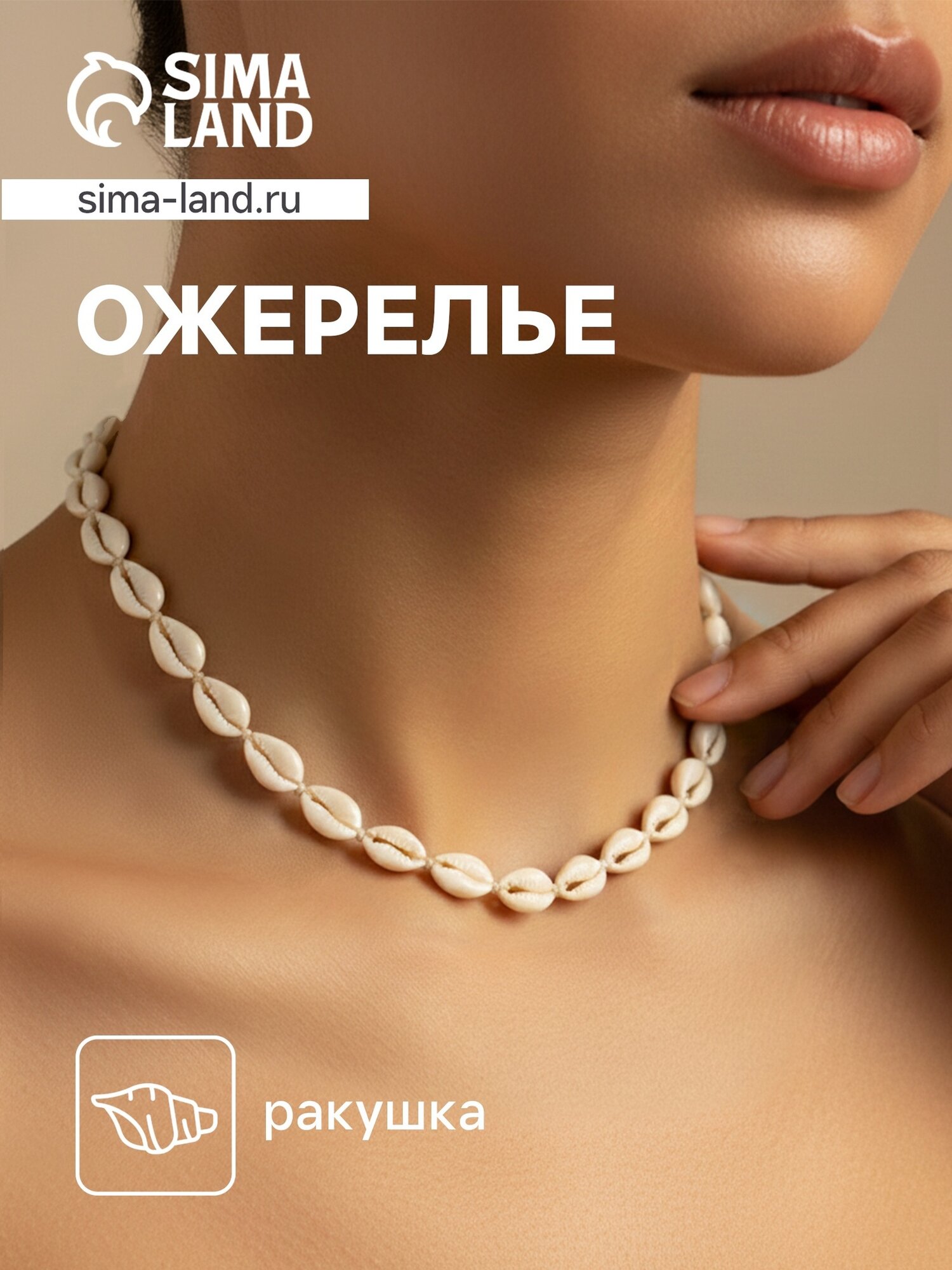 Колье, ракушка