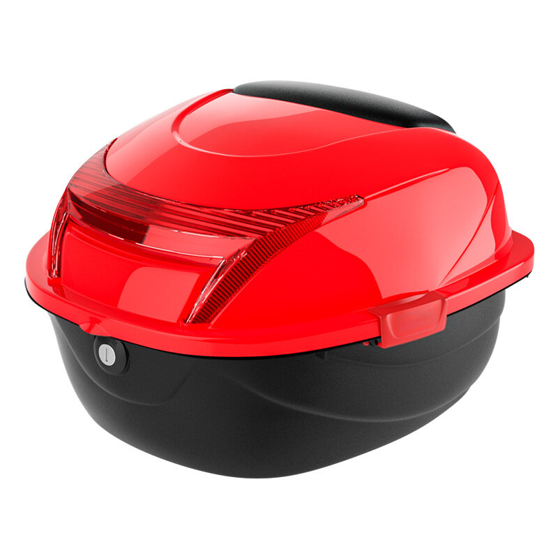 Универсальный утолщенный большой противоударный ящик для хранения для электросамокатов и мотоциклов, ящик для инструментов, задний багажник.