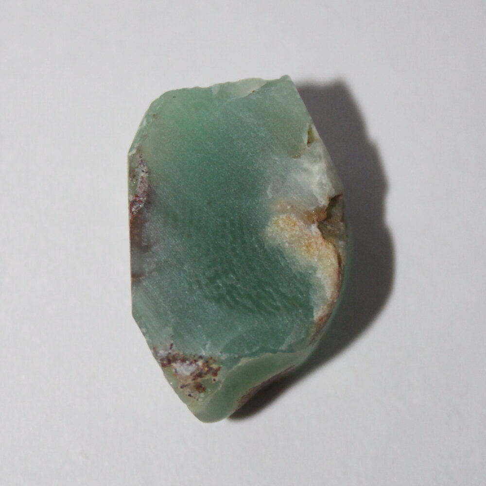 Хризопраз натуральный, коллекционный образец, Казахстан, "True Stones"