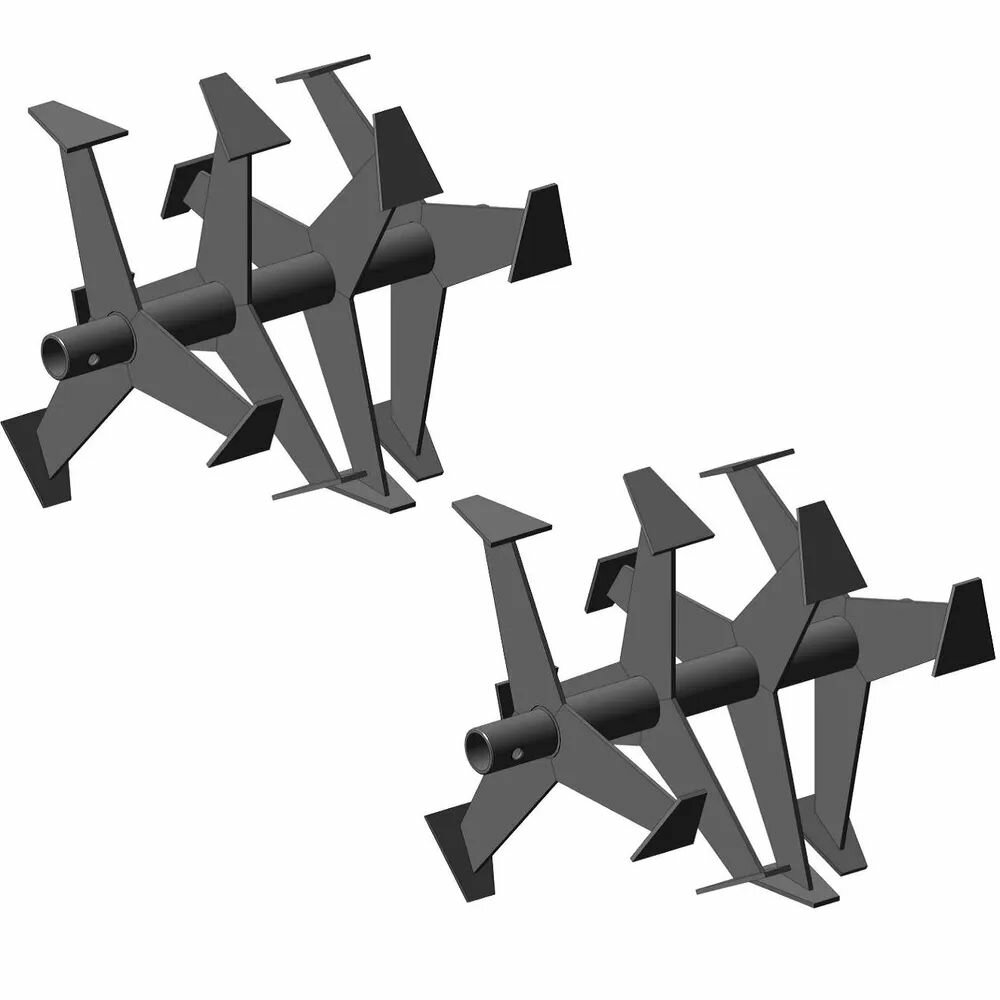 Фрезы "Гусиные лапки" 4-зуб. (390х355хS24мм) к м/б CARVER MT-650, 10.97кг (2шт)