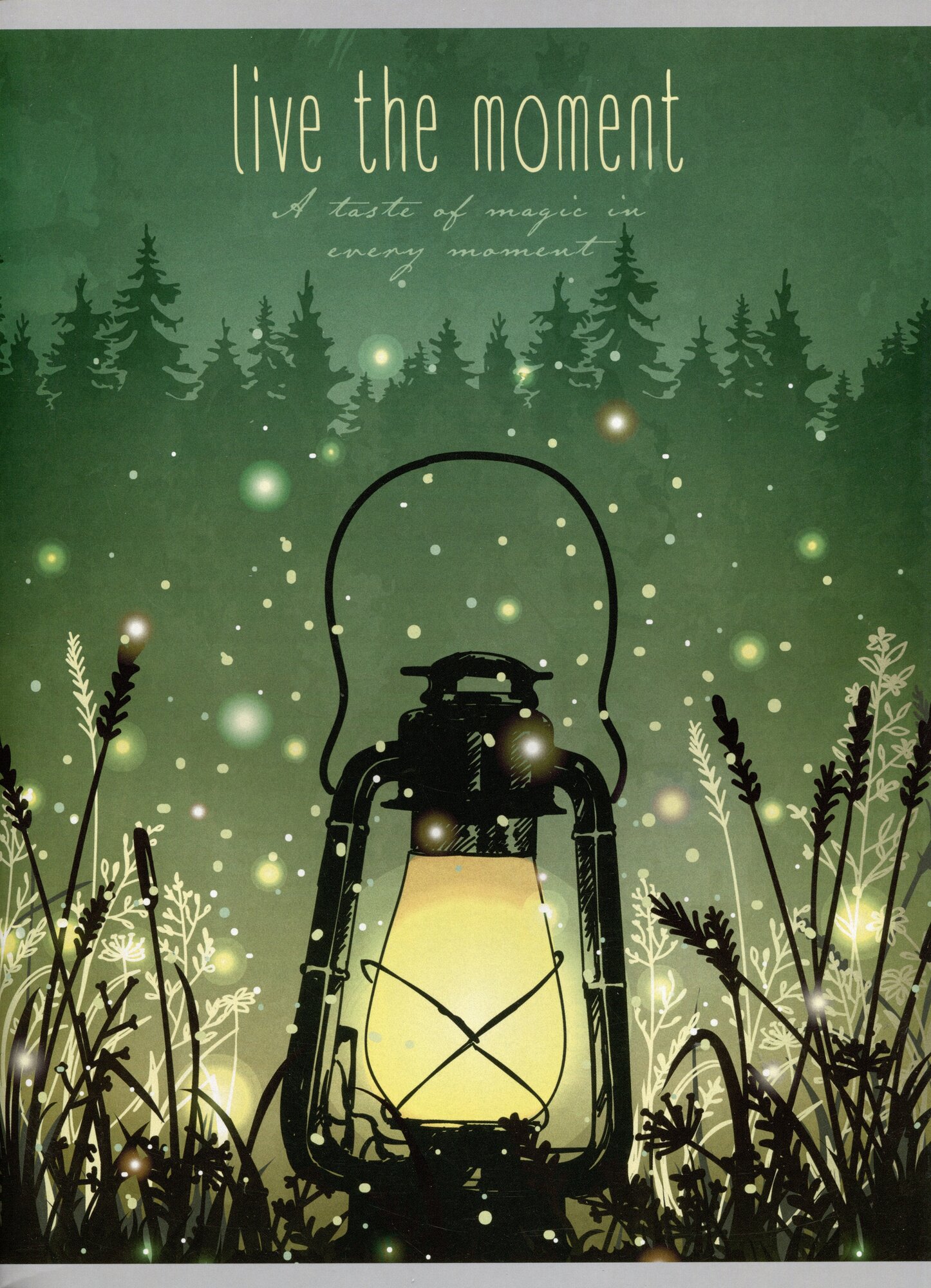 Тетрадь в клетку Listoff, "Волшебный лес", А4, 80 листов