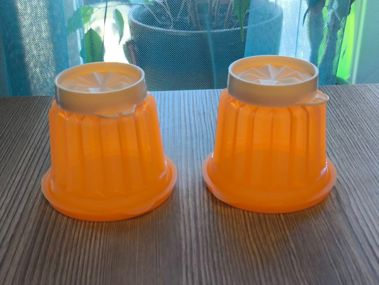 TUPPERWARE Порционные формочки для желе набор из двух штук объёмом по 150 мл.