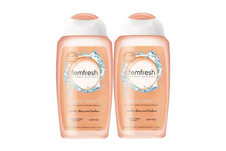 Гель для интимной гигиены женский FEMFRESH Ромашковый увлажняющий, 250ml*2