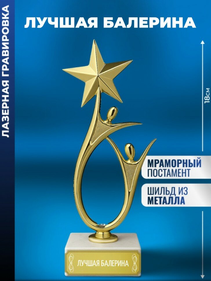 Статуэтка человечки "Лучшая балерина"