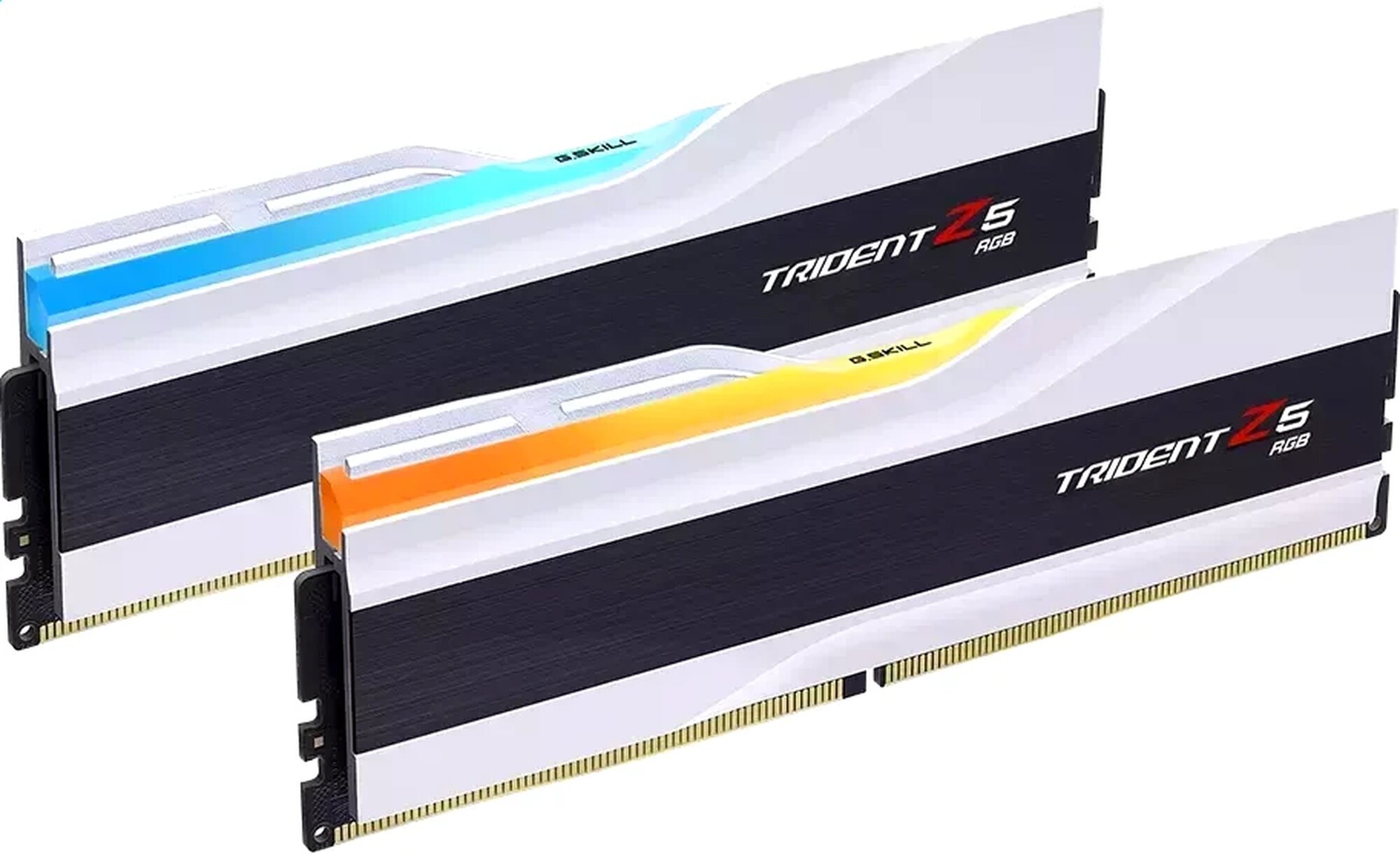 Модуль памяти DIMM DDR5 32Gb, 6400Mhz, 2x16Gb, G.Skill Trident Z5 RGB White (F5-6400J3239G16GX2-TZ5RW)
