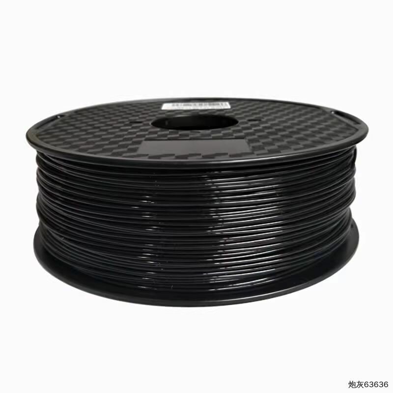 Пластик TPU 72D 1kg/1.75mm для 3D принтера, черное