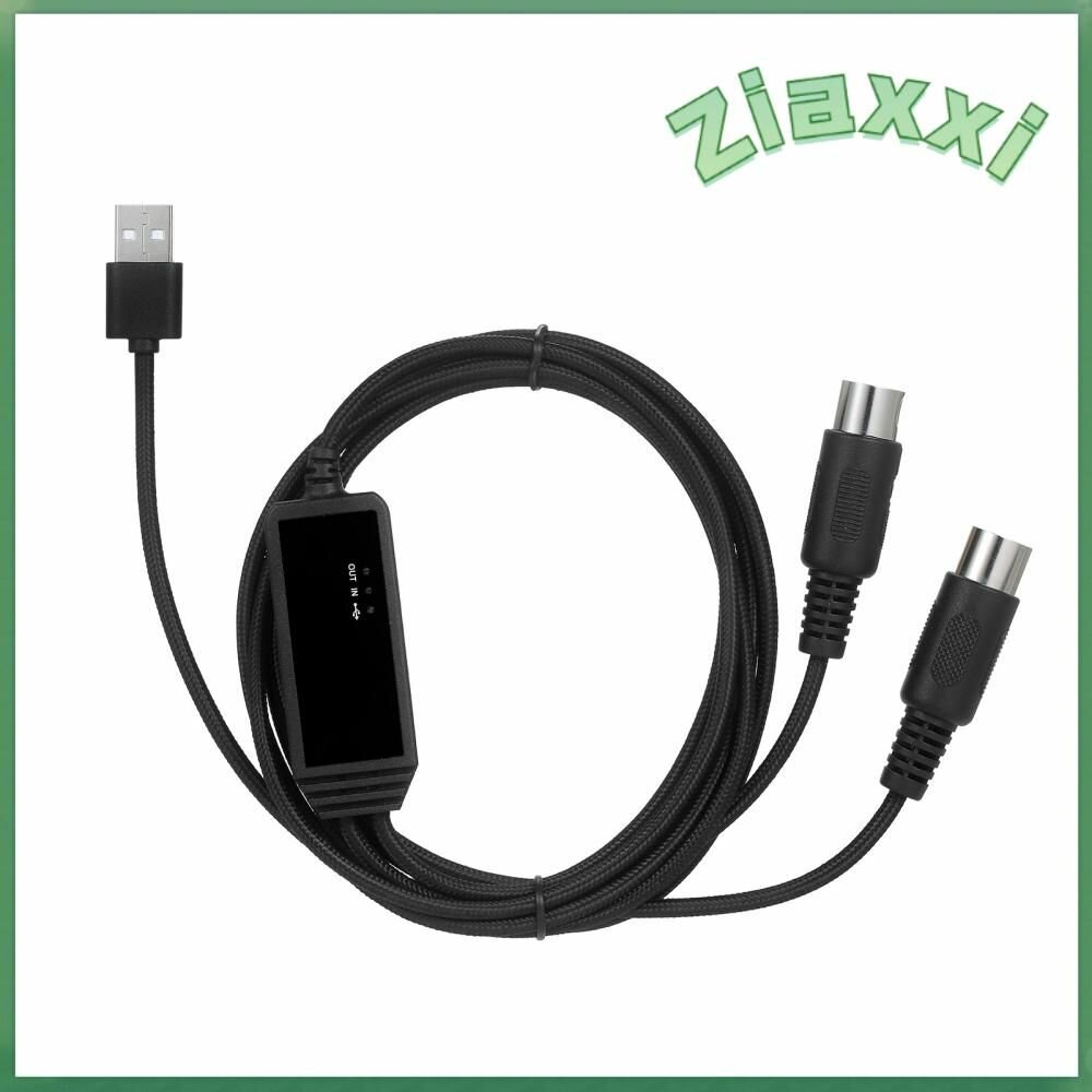 5-контактный MIDI кабель, прочный и высокоскоростной, подойдёт для музыкальных устройств